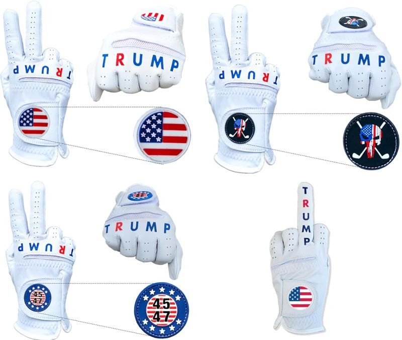 Trump USA Flag Golf Glove - Scale Wear Design
